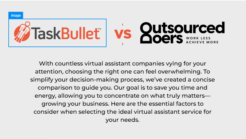 Outsourced Doers vs. TaskBullet: Key Comparisons